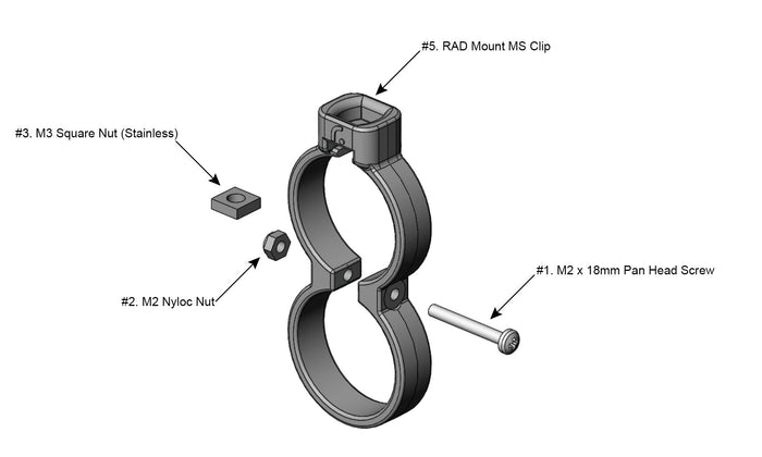 3D Print M/S Clips for RAD Shockmount - For FREE – Radius Windshields
