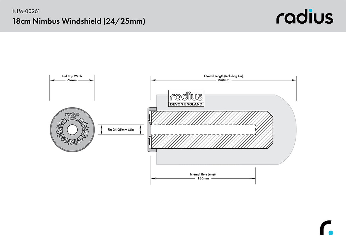 18cm Nimbus Windshield (24/25) – Radius Windshields